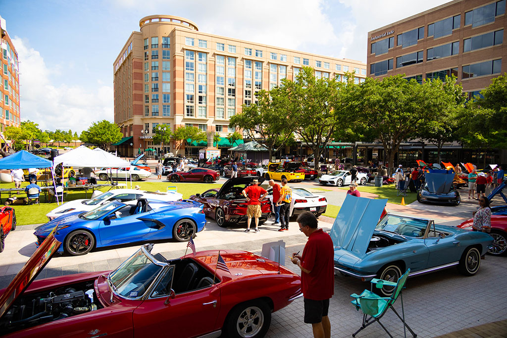 The Corvettes Ready Car Show, put on by the Corvette Owners Club of ...