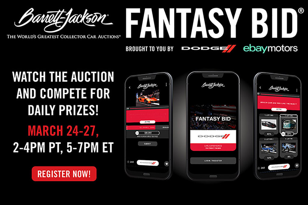 Barrett Jackson Fantasy Bid
