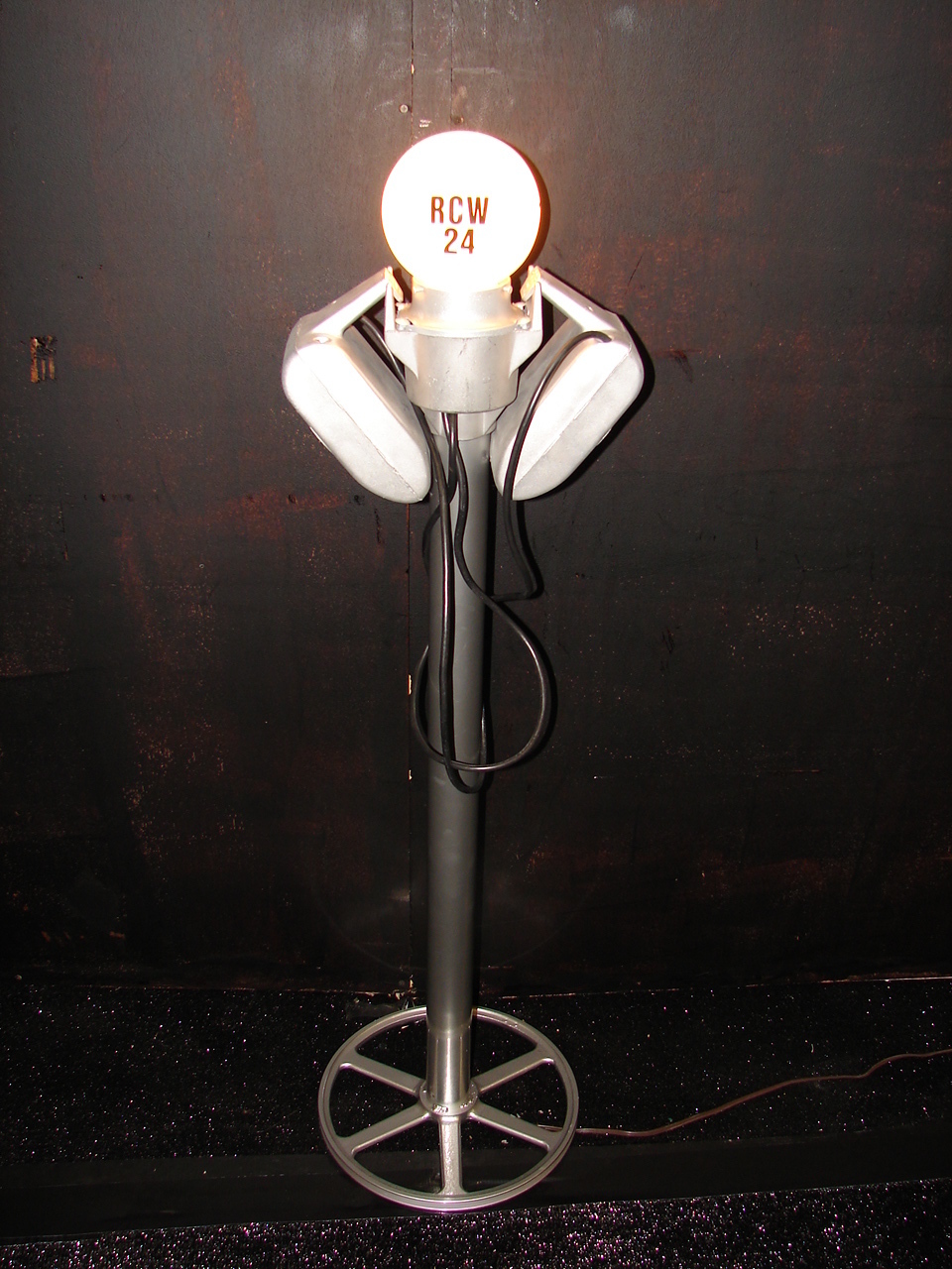 Interesting 1950s Movie Drive-Inn Speakers with light-up glob