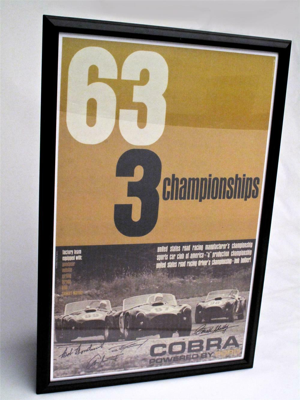 Second generation print of the '63 3-Championships' poster fe
