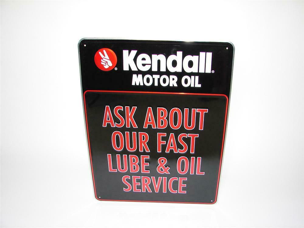N.O.S. Kendall Motor Oil 'Fast Lube' single-sided embossed ti