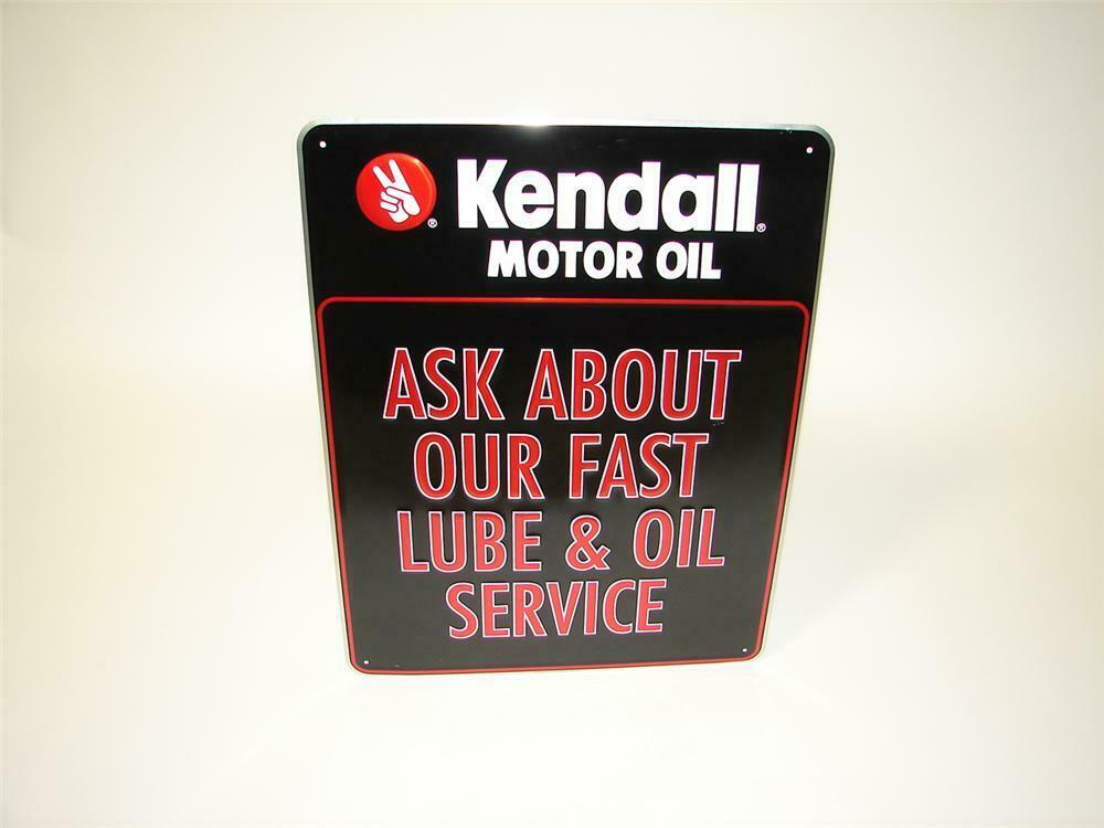 N.O.S. Kendall Motor Oil 'Ask About Our Fast Lube' embossed t