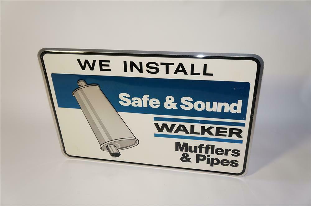Nice N.O.S. Walker Mufflers Safe and Sound single-sided embossed tin ...