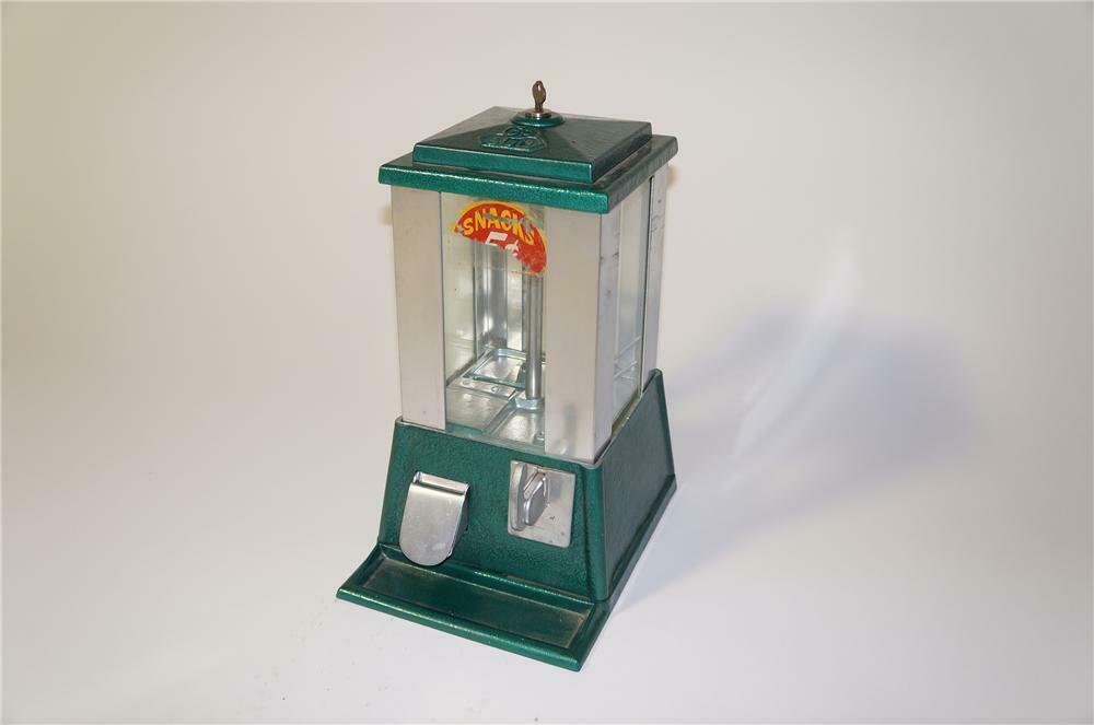 Unusual 1930s-40s Sun Vending five cent gumball/peanut machin