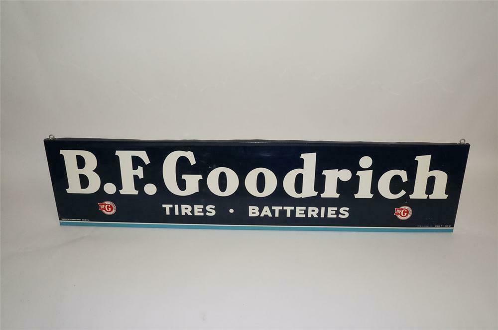 Sharp 1947 B.F. Goodrich Tires-Batteries horizontal tin garag