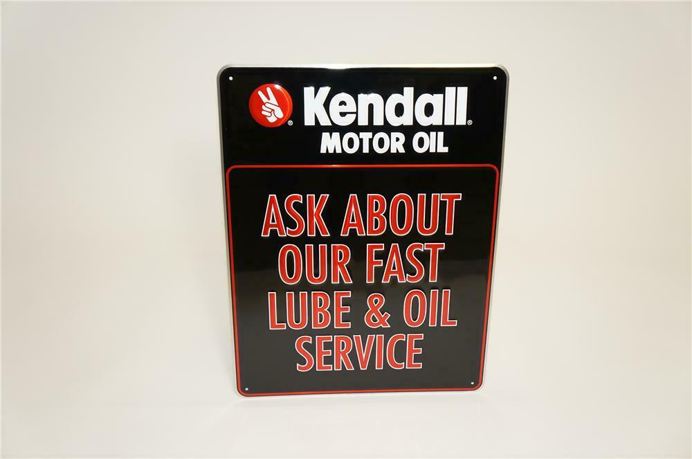 N.O.S. Kendall Motor Oil 'Ask About Our Fast Lube' embossed t