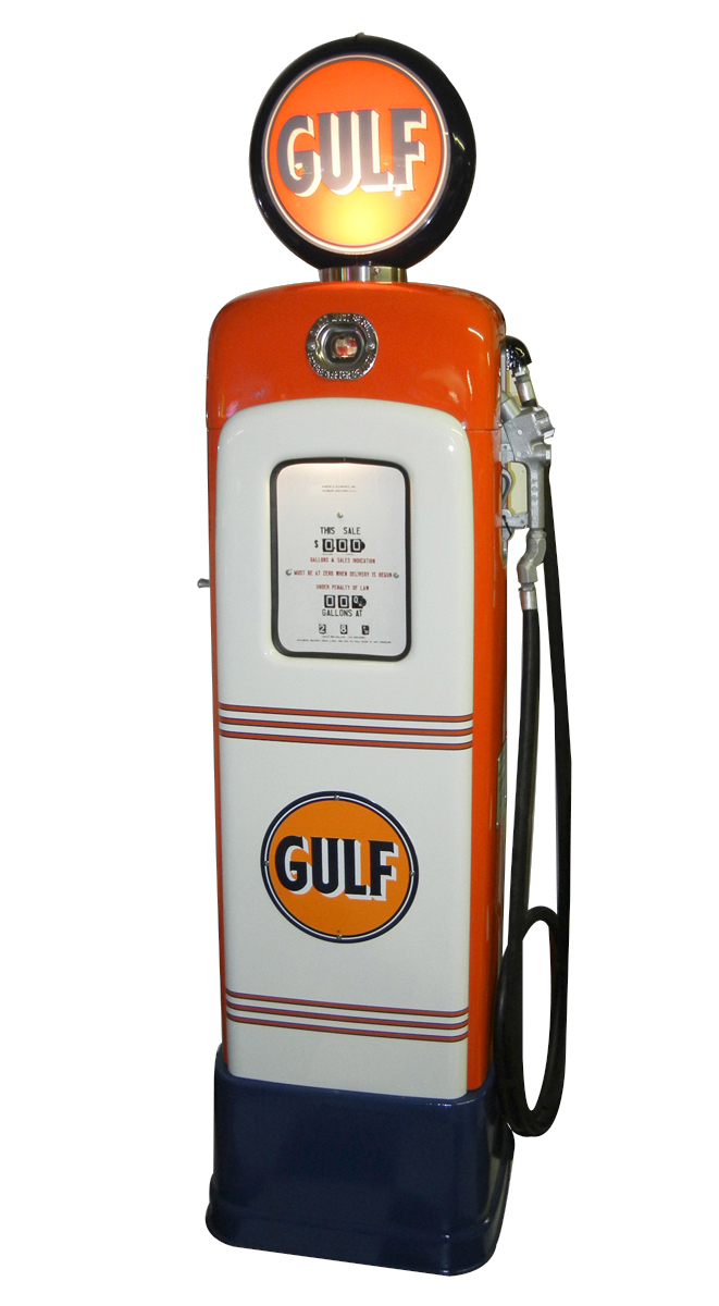 Distinctive 1948 Gulf Oil M/S Model #80 restored service stat