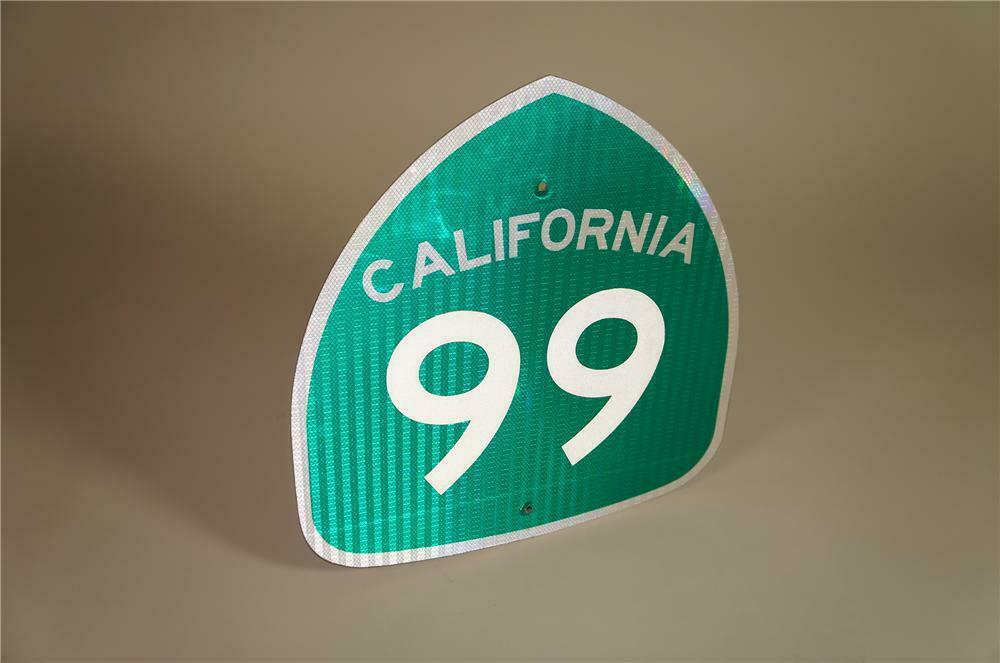 N.O.S. California Highway 99 metal road sign.