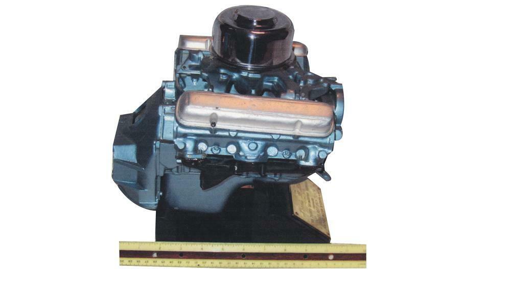 Early 1960s Pontiac 400 hand built to scale model engine.