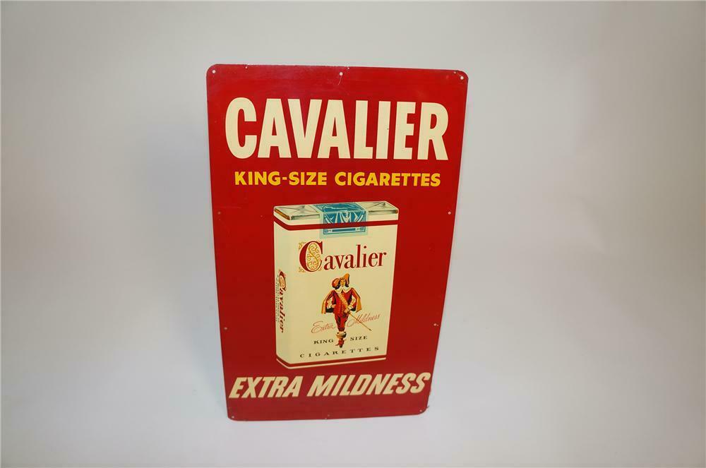 N.O.S. 1950s Cavalier King-Size Cigarettes single-sided tin s