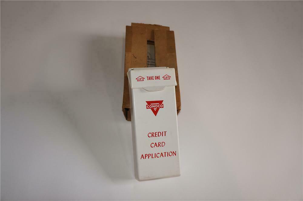 N.O.S. 1960s Conoco Oil service station credit card applicati