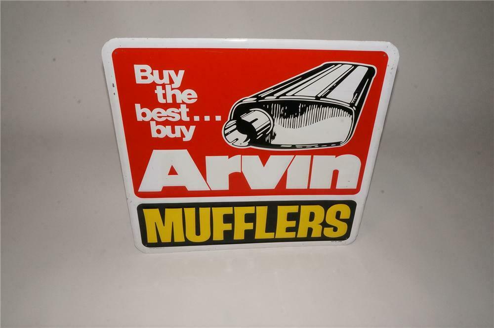 Vintage Arvin Mufflers 'Buy the Best' single-sided embossed t