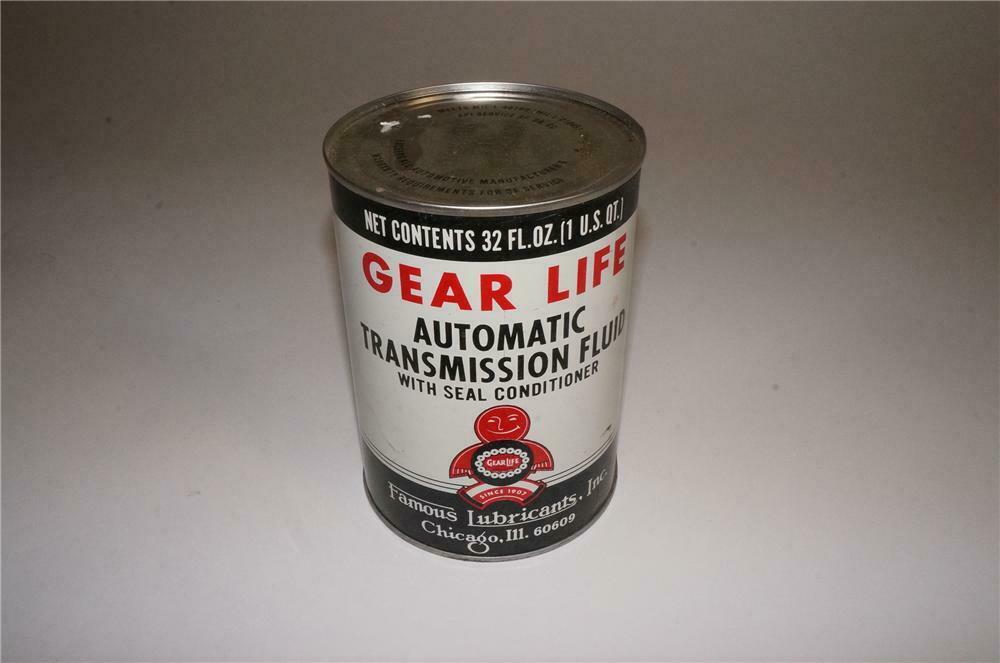 Vintage 1950's Gear Life Automatic Transmission Fluid metal q