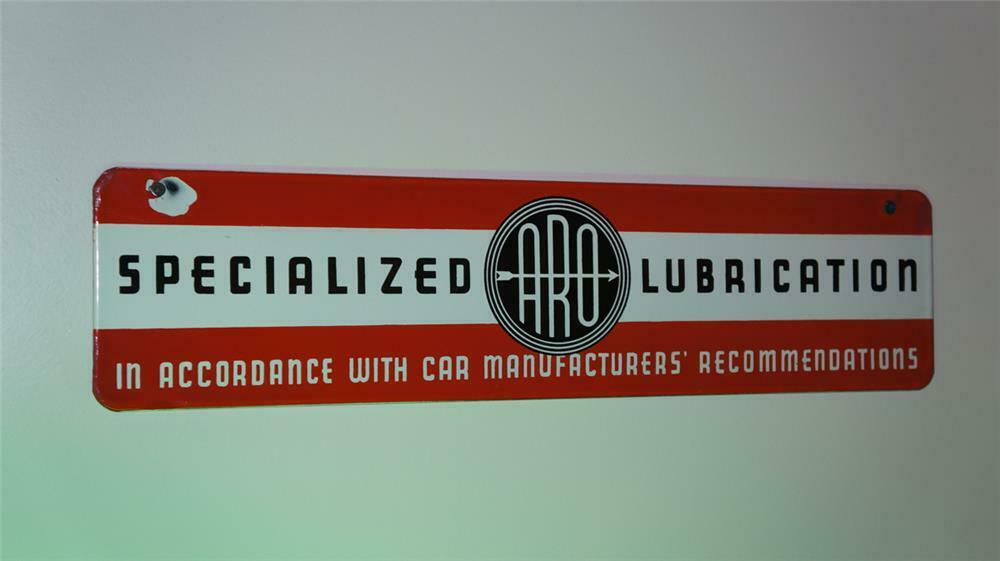 Circa 1930's-40's Aro Lubrication Automotive Garage single-si