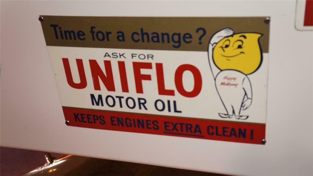 N.O.S. 1950's-60's Esso Uniflo Motor Oil single-sided tin ser