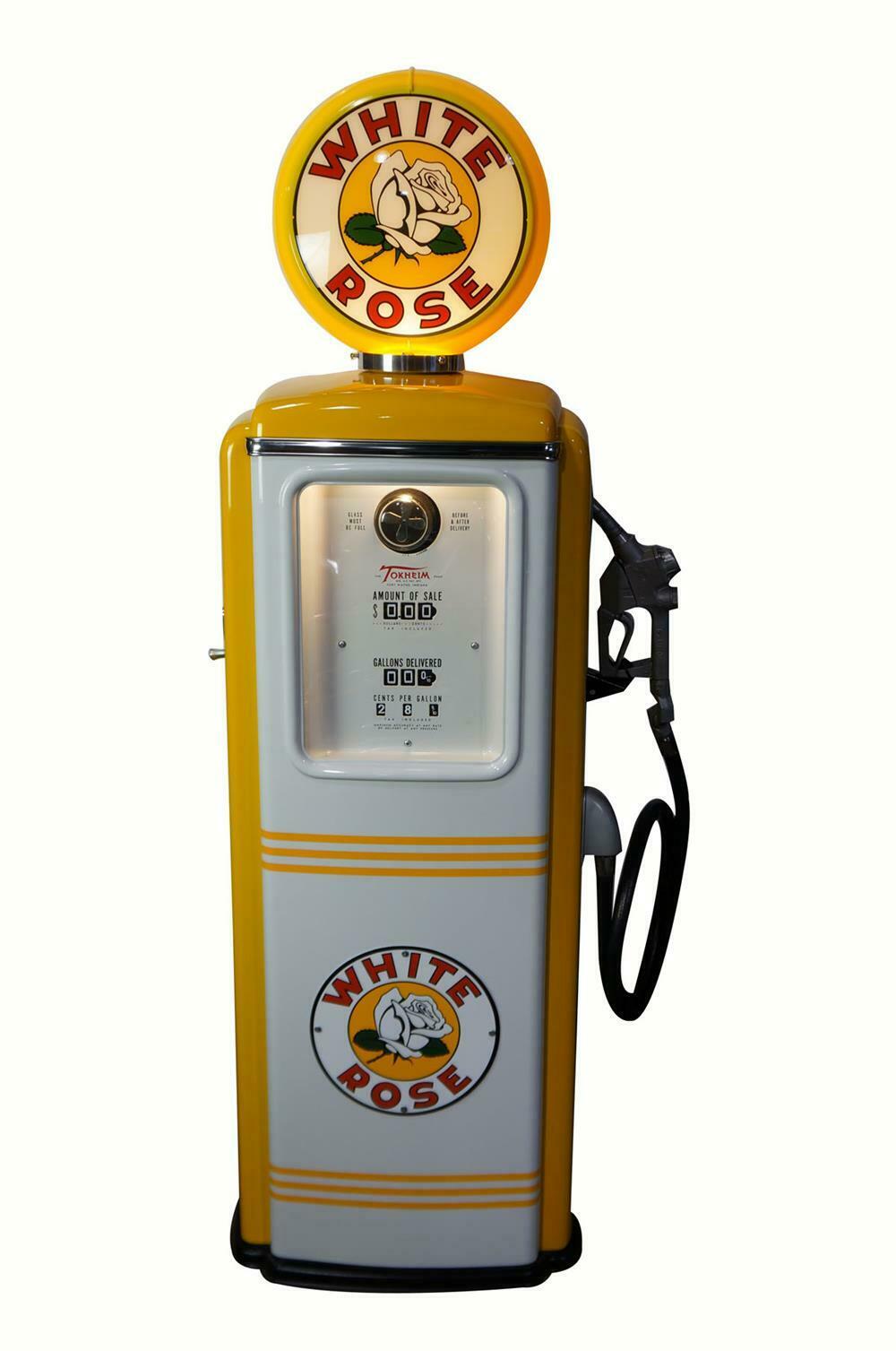 1950's White Rose Gasoline Tokheim model 39 restored service