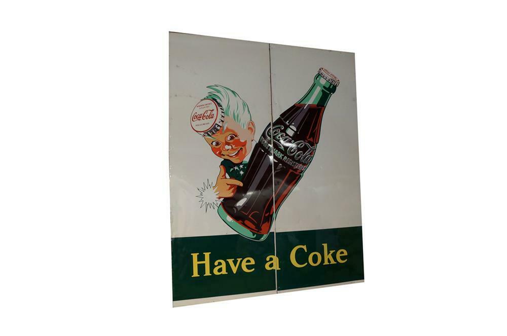 NOS 1949 Coca-Cola Sprite Boy with Bottle single-sided two -p