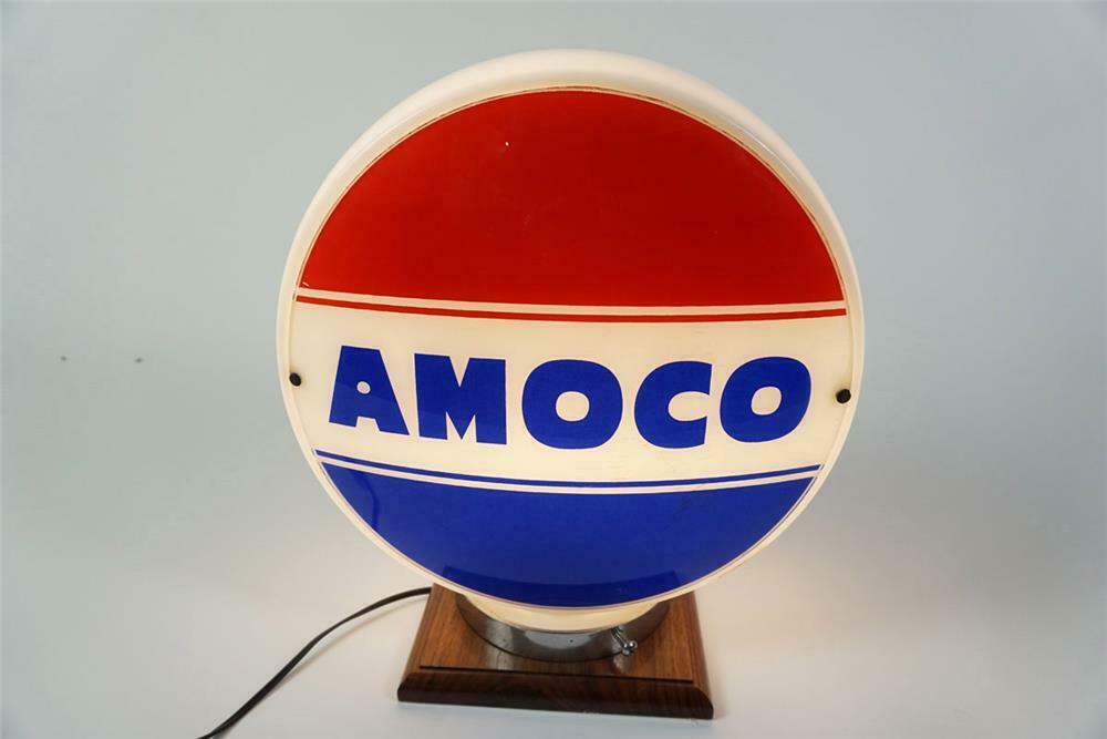 Choice 1940s-50s Amoco 'American Oil Company' glass-bodied ga