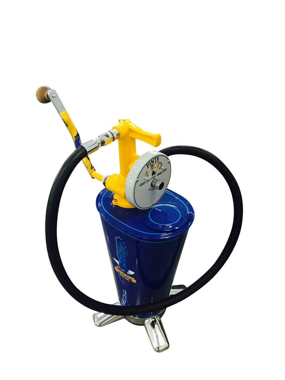 Beautifully restored hand pump mini oil lubester by McLaren C