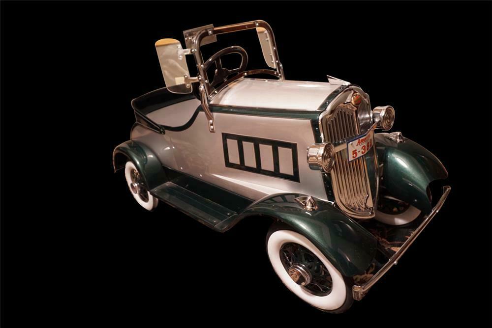 Beautiful 1930s American National Packard pedal car.