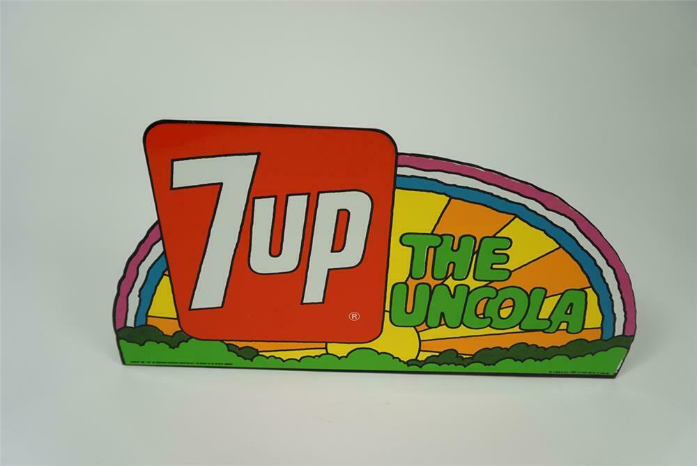 Circa late 1960s-early '70s 7-up The Uncola single-sided tin