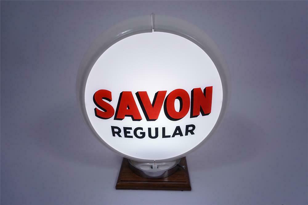 Nifty circa late 1950s-early 60s Savon Regular Gasoline gas p