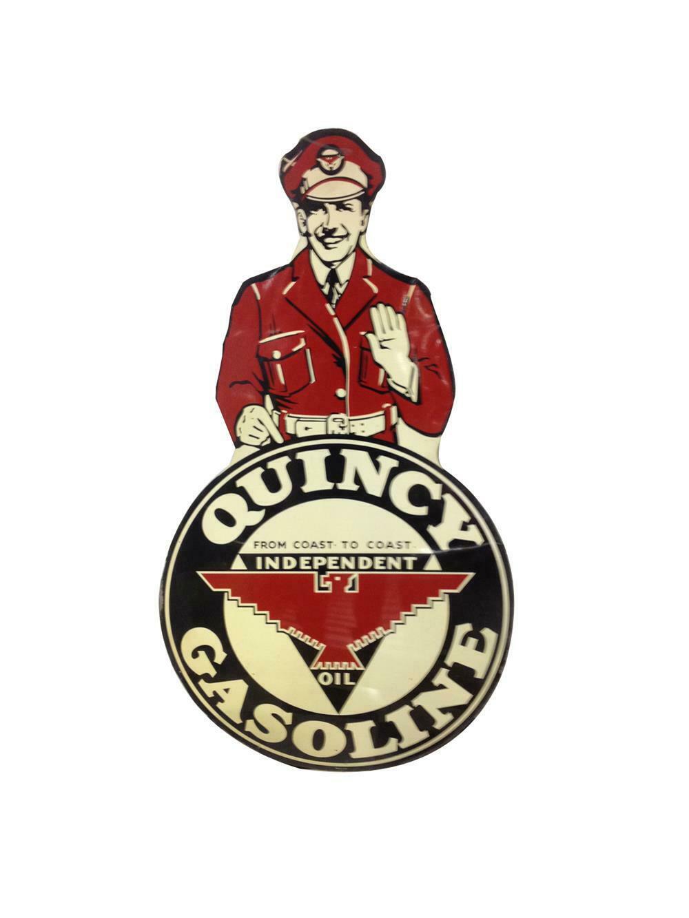 Extremely scarce NOS circa 1930s-40s Quincy Independent Gasol