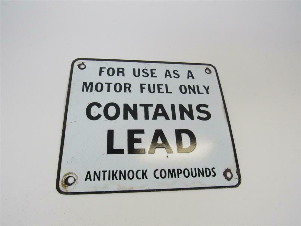 Interesting late 1950s-60s 'Contains Lead' Antiknock Compound