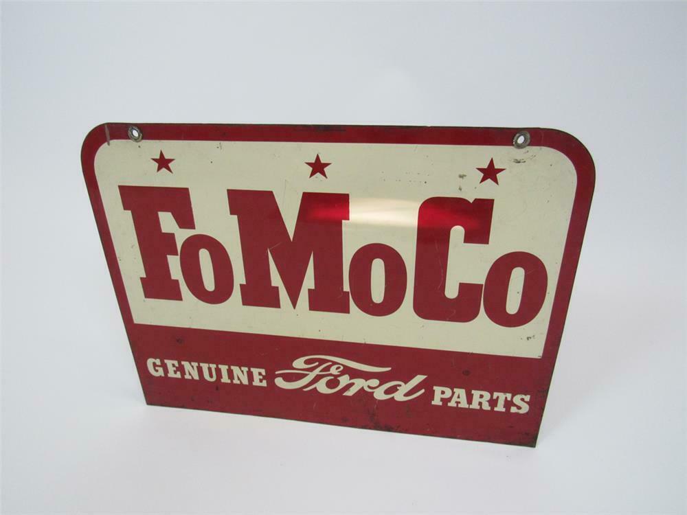 Late 1950s-early 60s Ford FoMoCo Genuine Parts double-sided tin ...