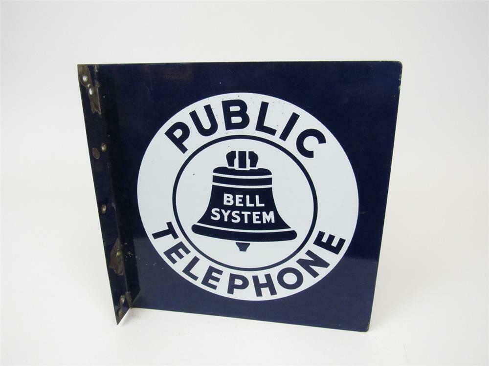Desirable 1940s-50s Bell System Public Telephone double-sided