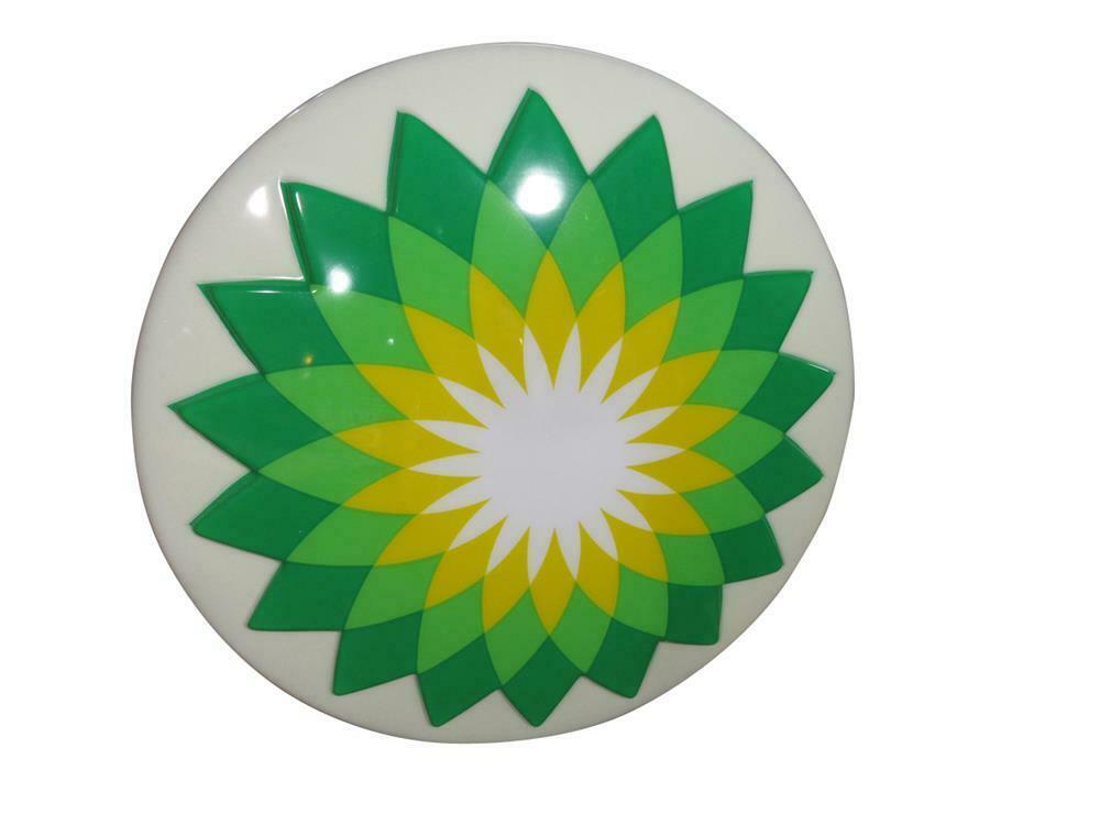 NOS BP Gasoline single-sided light-up service station sign.