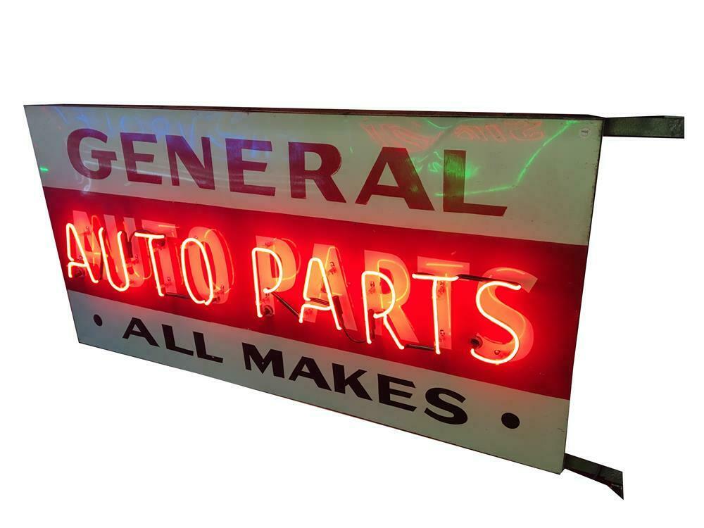 Sharp original General Auto Parts All-Makes double-sided tin