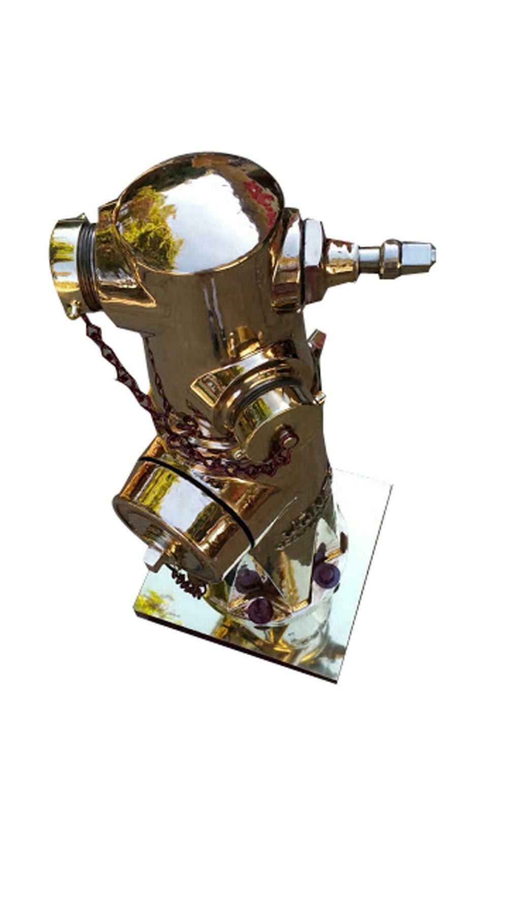 Strikingly beautiful Jones manufacturing solid brass fire hyd