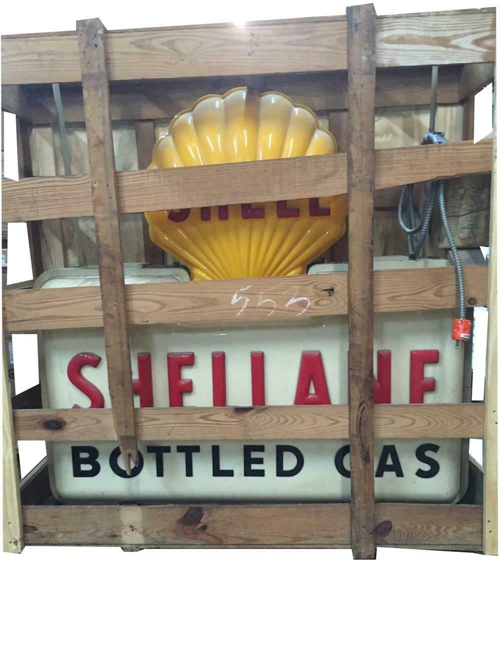 NOS late 1950s-early 60s Shell 'Shellane Bottled Gas' double-