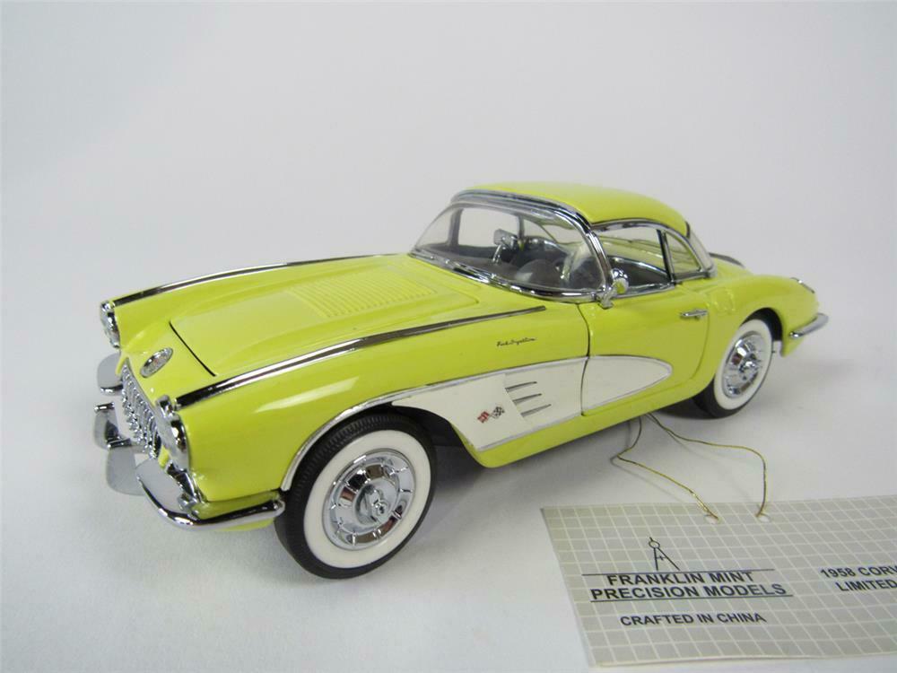 Addendum Item - 1958 Corvette convertible Franklin Mint Mint Models LE ...