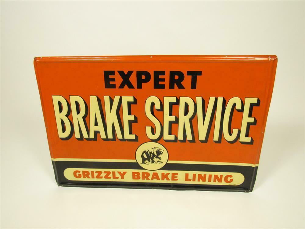 Highly prized 1940s Grizzly Brake Lining 'Brake Service' sing