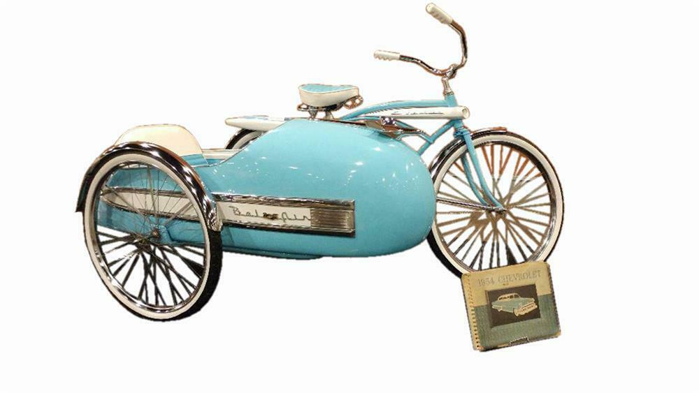 Phenomenal custom 1954 Chevrolet sidecar Bel Air tribute bicy
