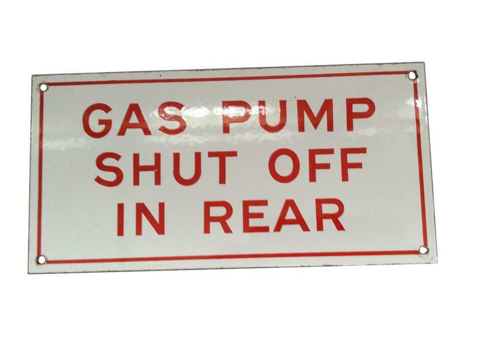 Interesting 1950s "Gas Pump Shut off in rear" service station fuel ...