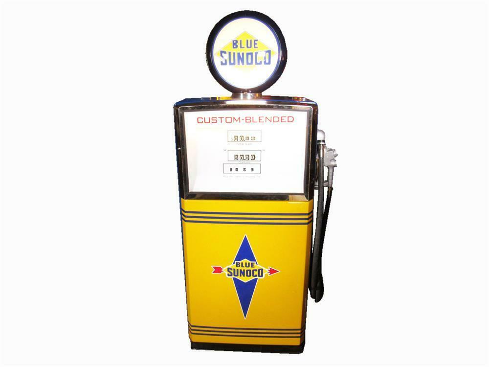 1960s Wayne Sunoco Gasoline Custom-Blended restored service station gas ...