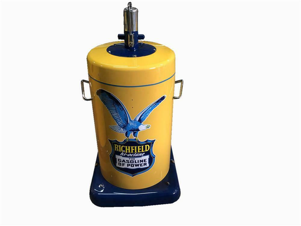 1940s Alemite grease dispenser nicely restored in Richfield r