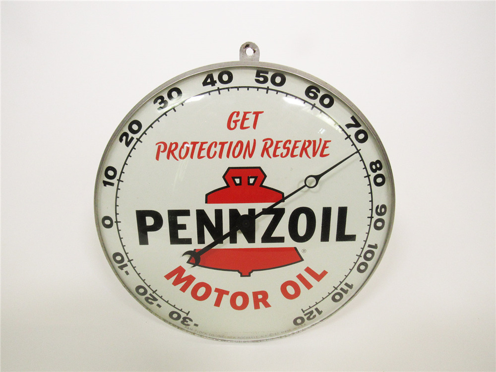 TERRIFIC 1967 PENNZOIL MOTOR OIL 'GET PROTECTION RESERVE' GLA
