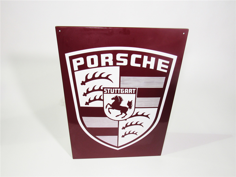 1960S PORSCHE AUTOMOBILES PORCELAIN DEALERSHIP SIGN