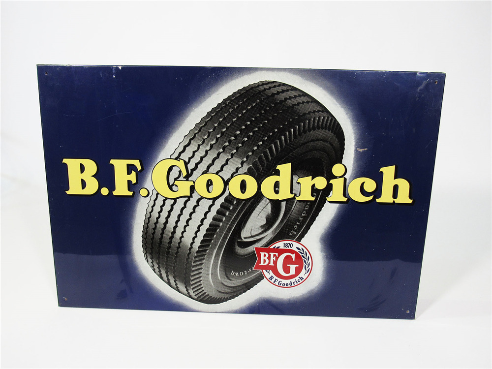 1949 BFGOODRICH TIRES TIN SIGN