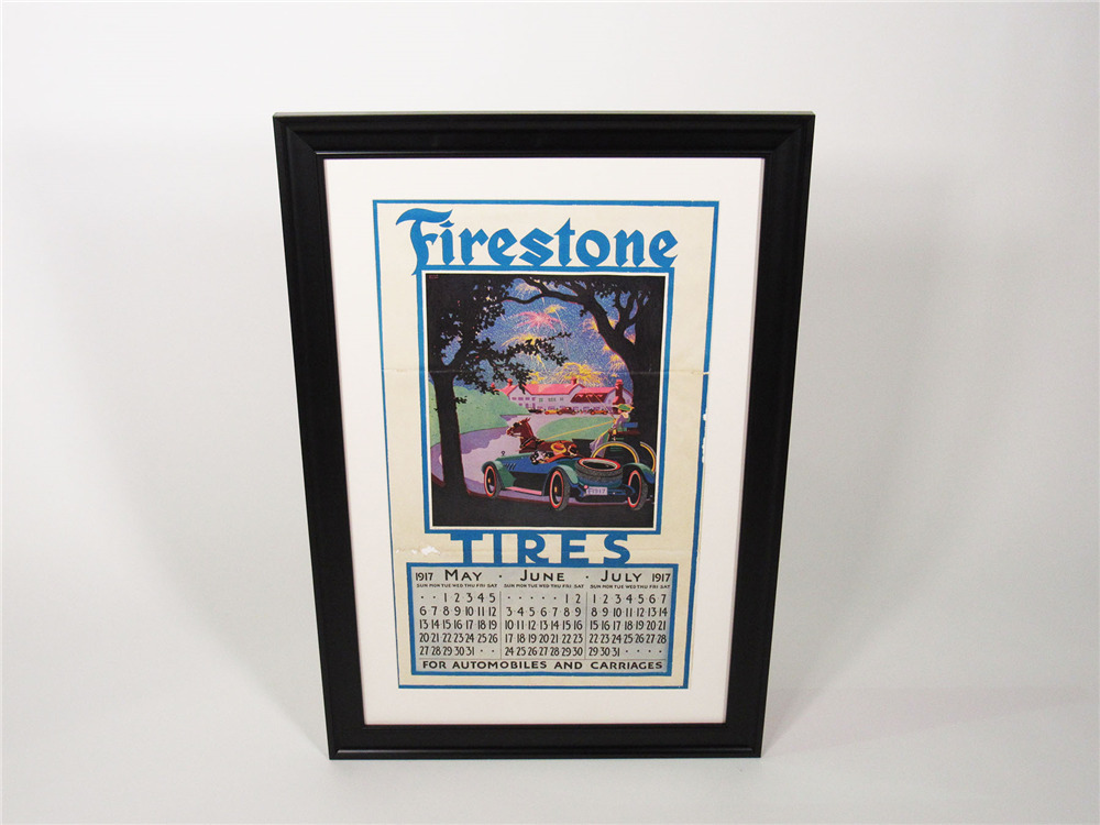 1917 FIRESTONE TIRES OVERSIZED DEALERSHIP CALENDAR
