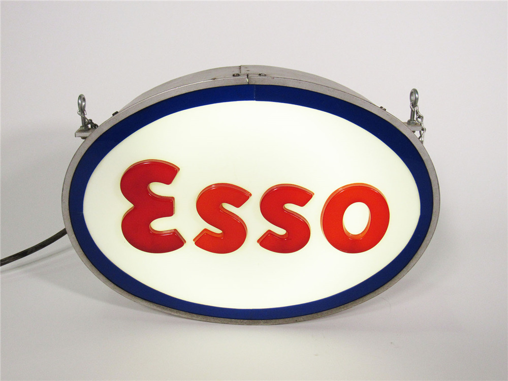 ESSO GASOLINE LIGHT-UP SERVICE STATION SIGN
