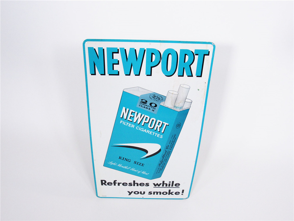 1960S NEWPORT CIGARETTES TIN SIGN