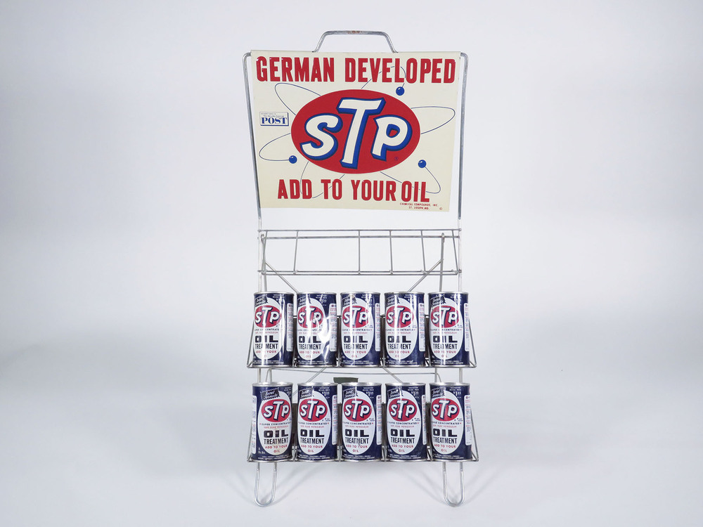 EARLY 1960S STP SERVICE STATION DISPLAY RACK