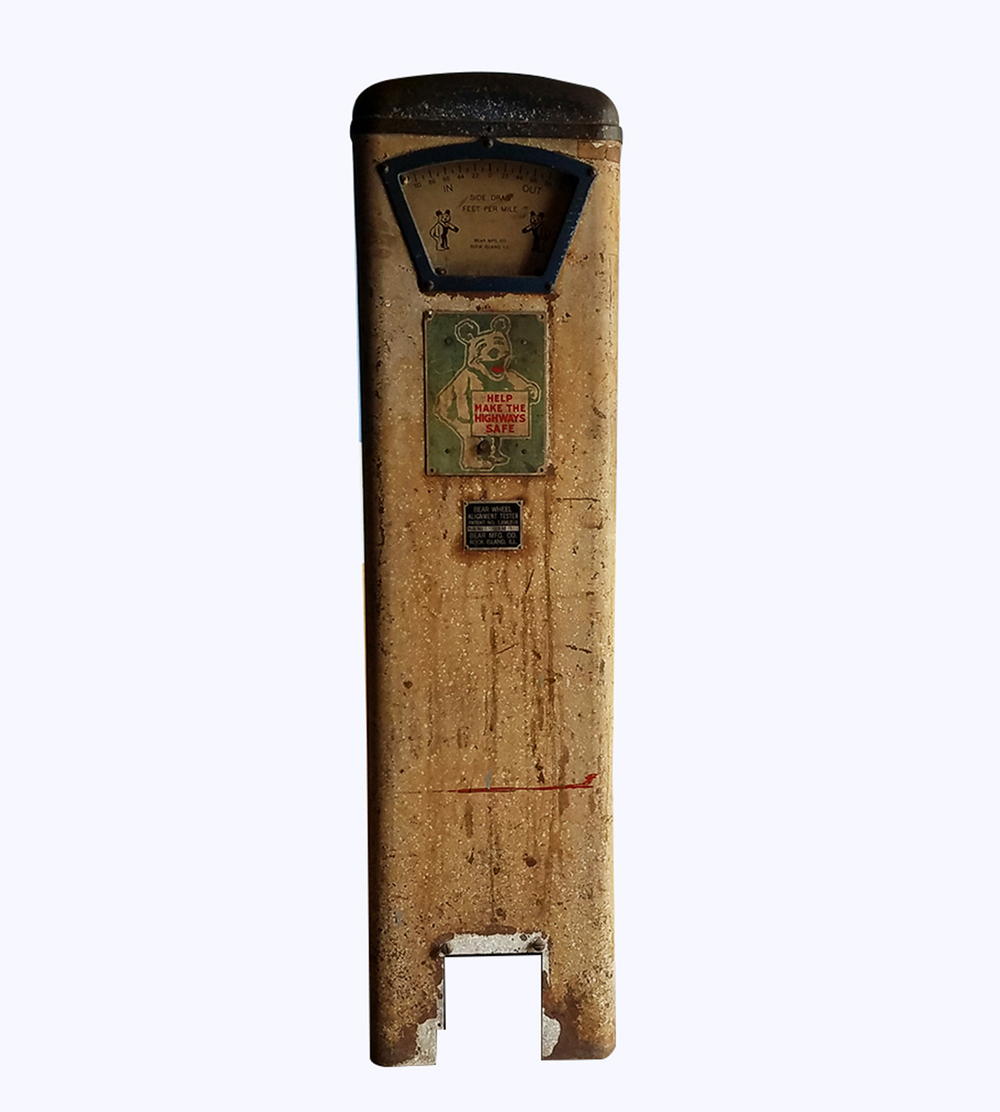 1950S BEAR WHEEL ALIGNMENT TESTER CABINET