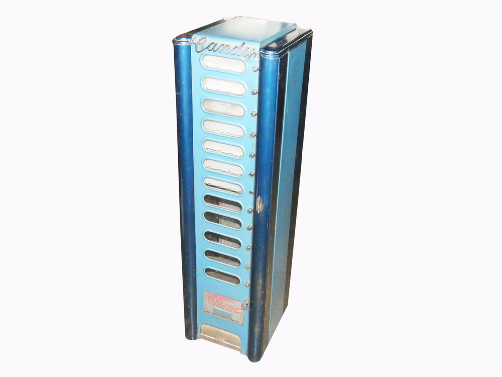 CIRCA 1940S COIN-OPERATED CANDY MACHINE