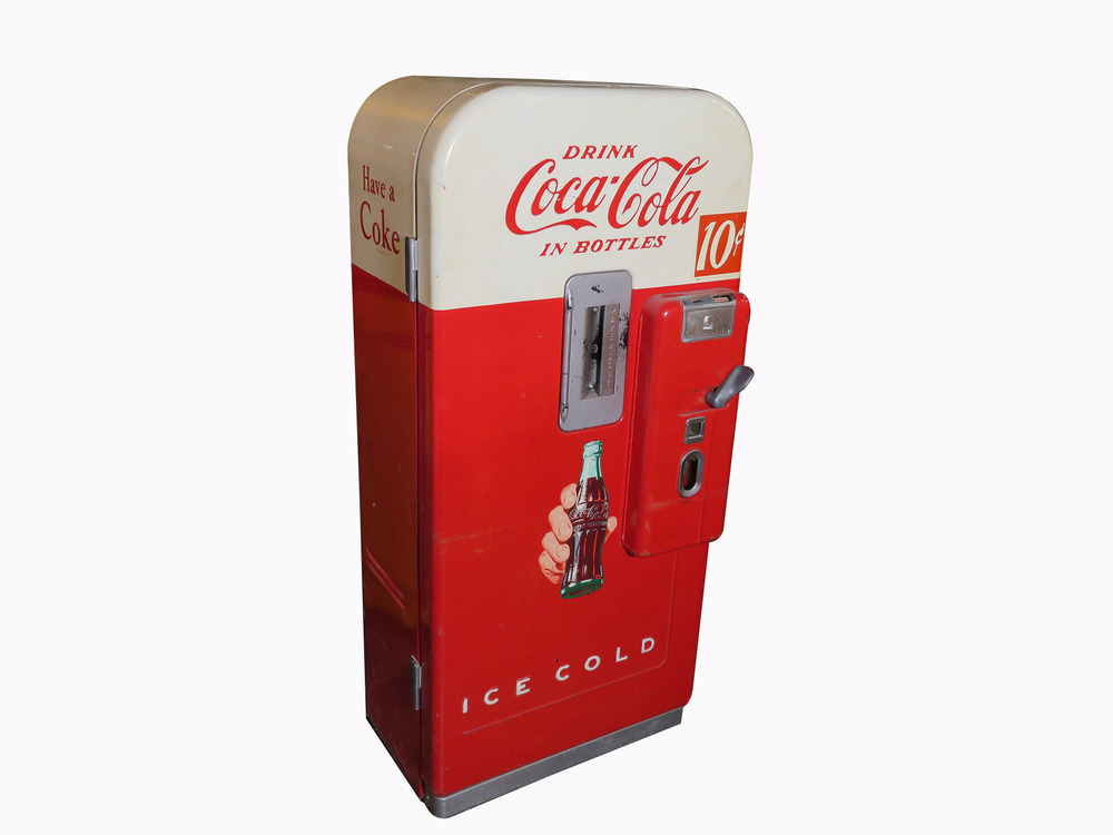 EARLY 1950S COCA-COLA COIN-OPERATED SODA MACHINE